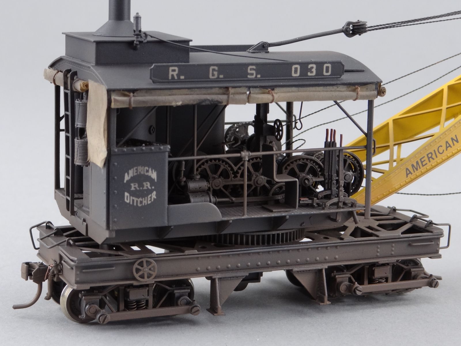 Sn3 Scale Brass Model Train - OMI 1680 Overland American Hoist Ditcher ...