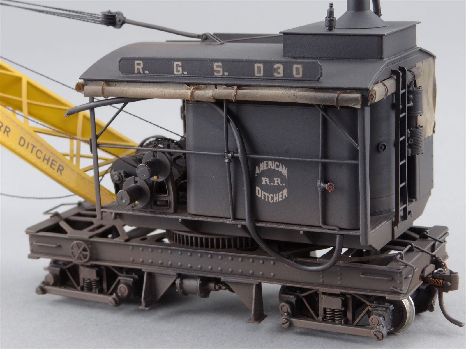 Sn3 Scale Brass Model Train - OMI 1680 Overland American Hoist Ditcher ...