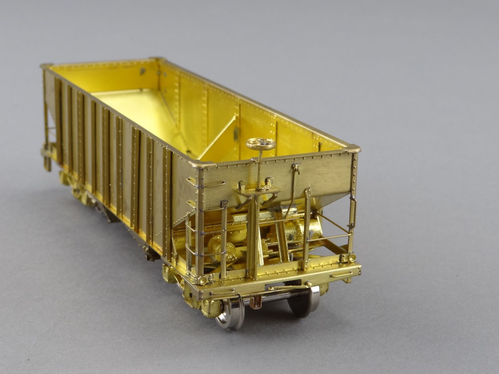HO Brass Model - Railworks R-133 PRR 2 Bay Open Hopper