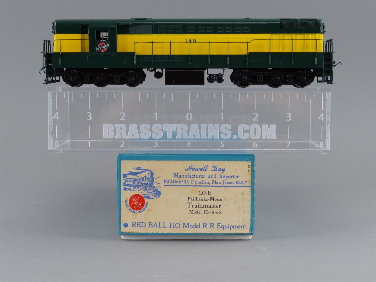 HO Brass Red Ball C&NW FM Fairbanks Morse Trainmaster H-24-66 Diesel ...
