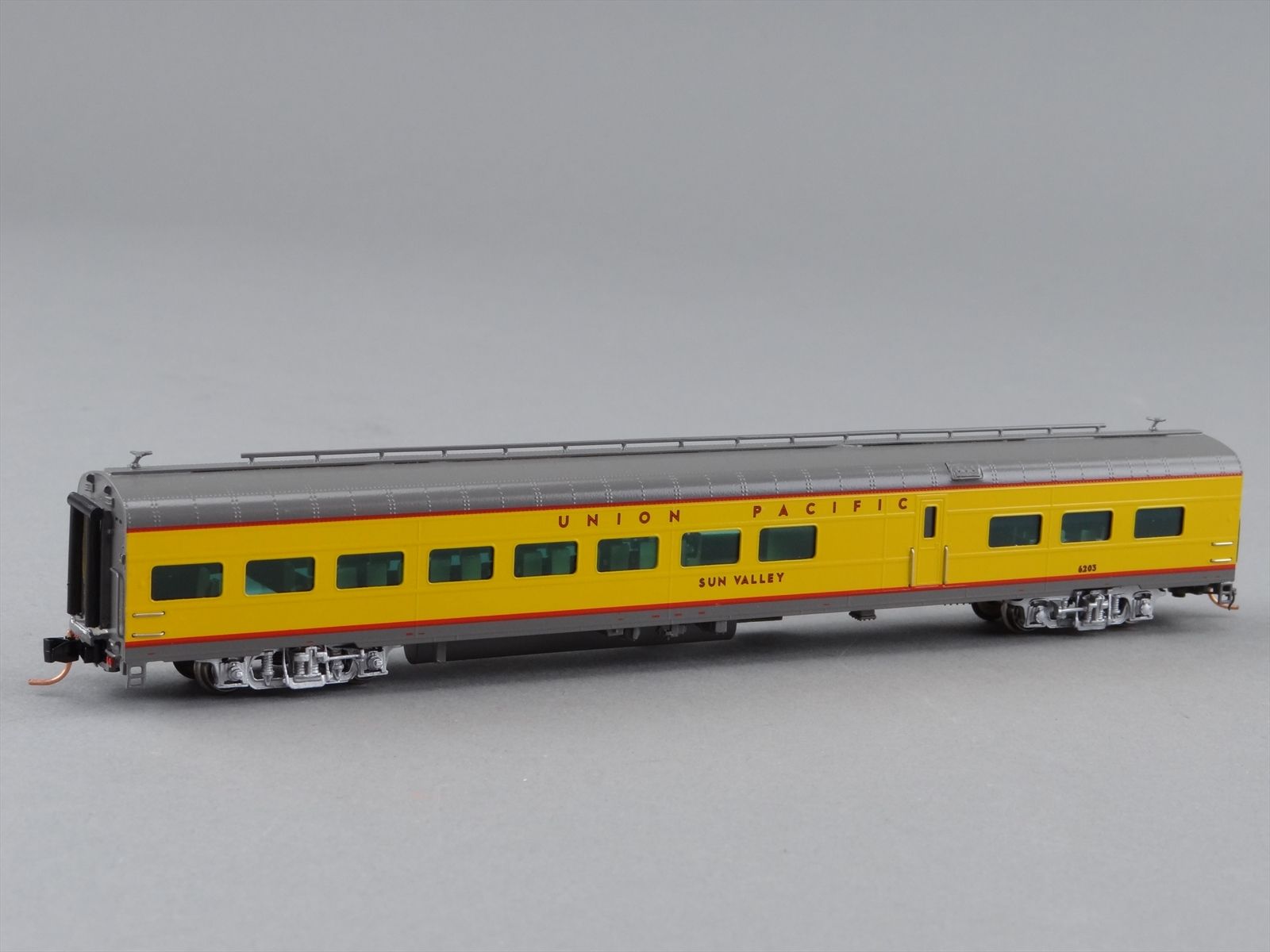 N Scale Brass - OMI 28028.1 Overland UP Union Pacific Sun Valley Lounge ...