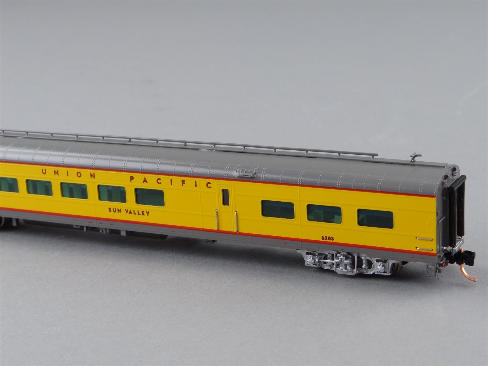 N Scale Brass - OMI 28028.1 Overland UP Union Pacific Sun Valley Lounge ...