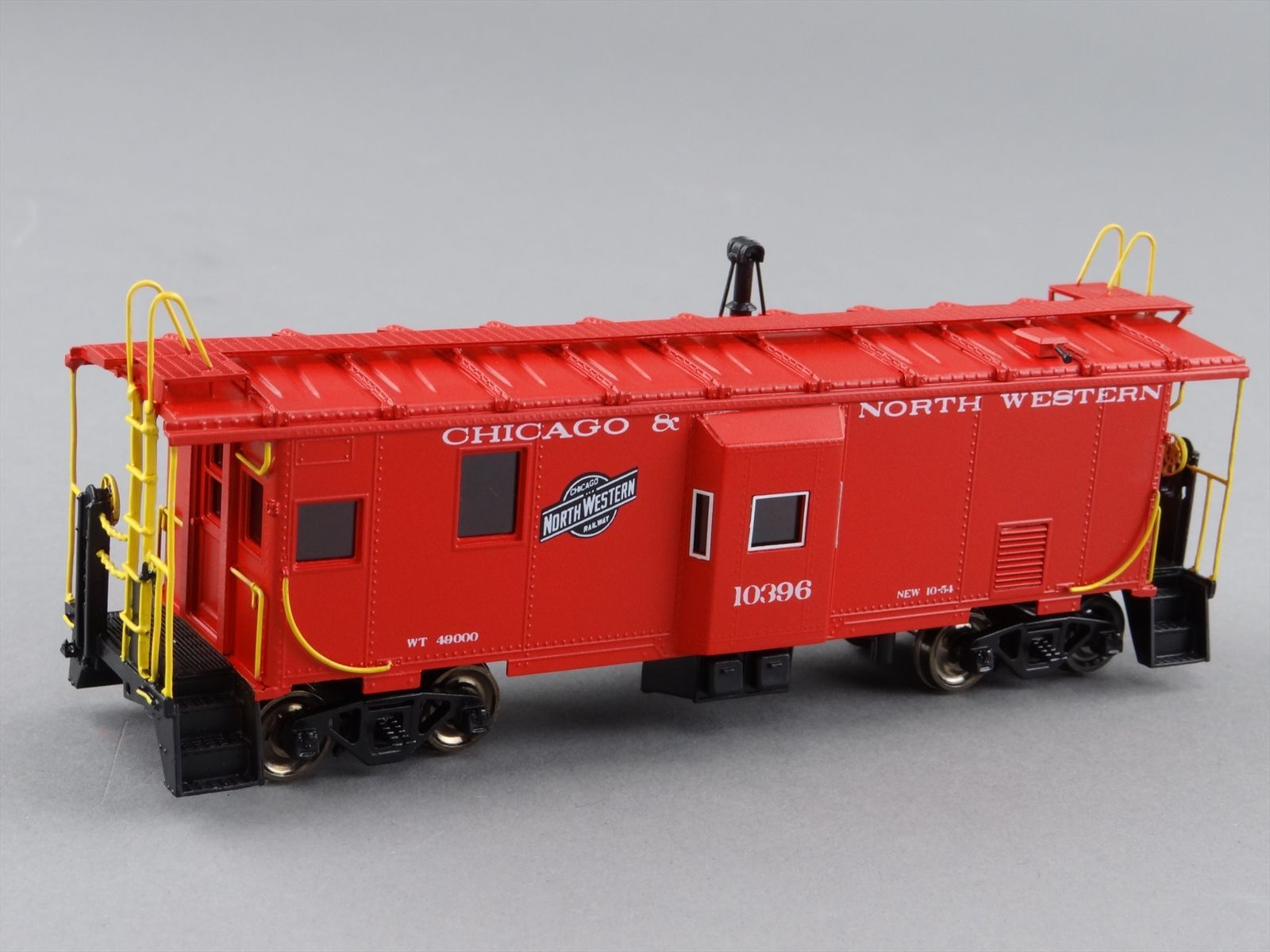 HO Brass Model Train - OMI 3701.1 Overland C&NW Steel Bay Window ...