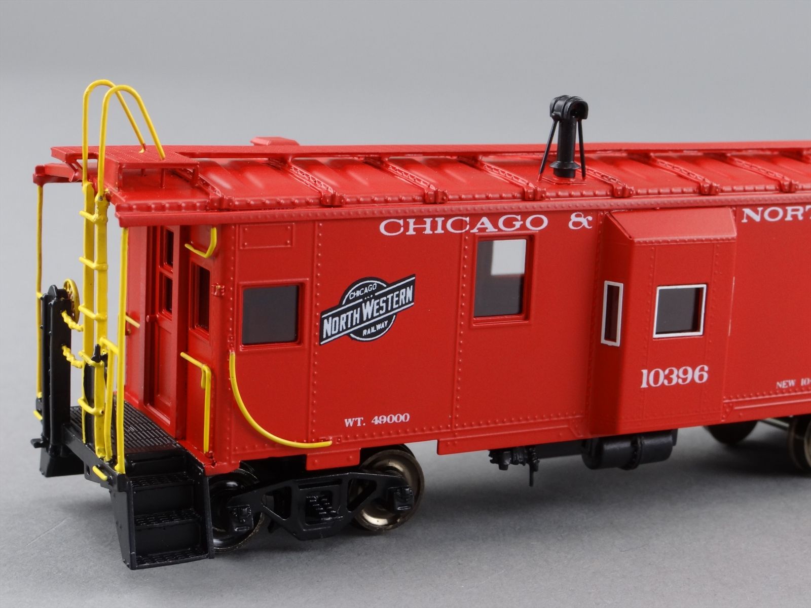 HO Brass Model Train - OMI 3701.1 Overland C&NW Steel Bay Window ...