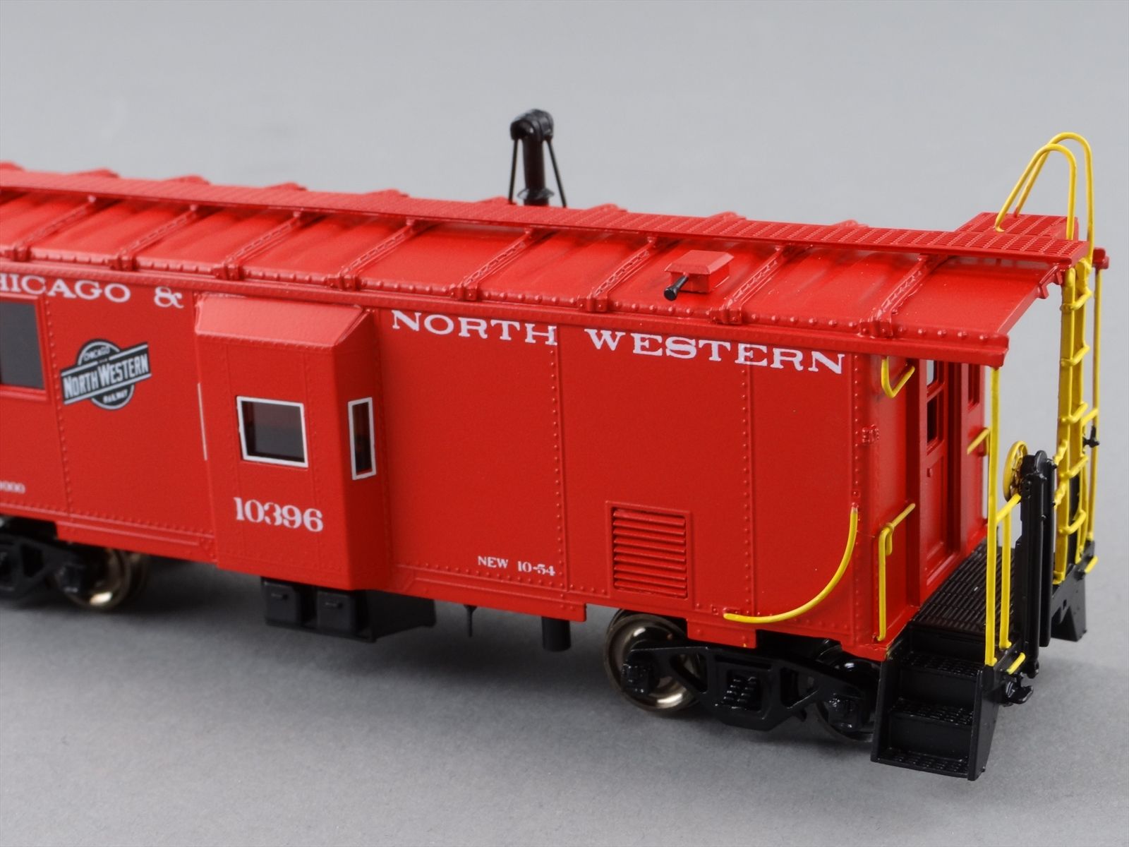 HO Brass Model Train - OMI 3701.1 Overland C&NW Steel Bay Window ...