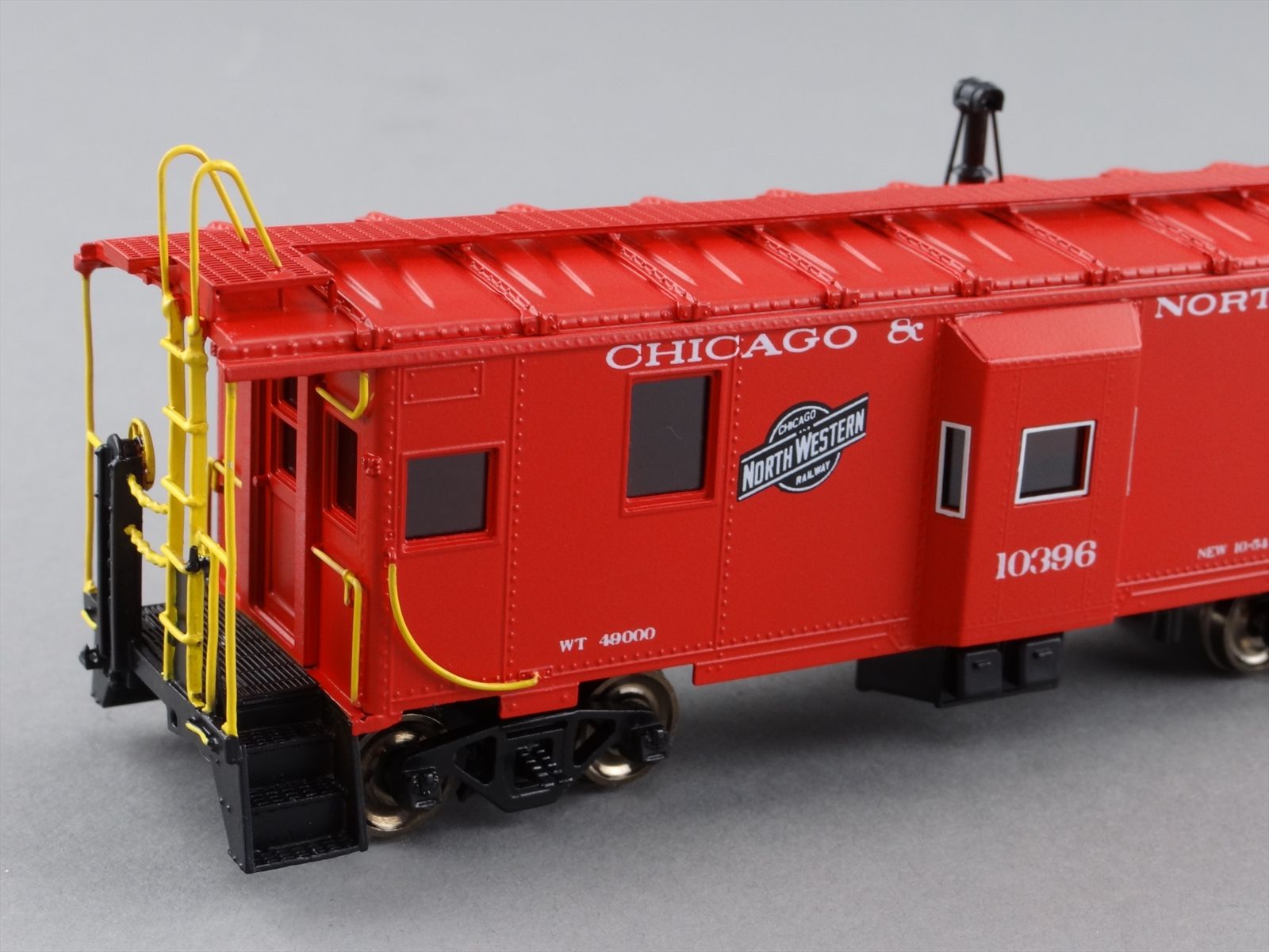 HO Brass Model Train - OMI 3701.1 Overland C&NW Steel Bay Window ...