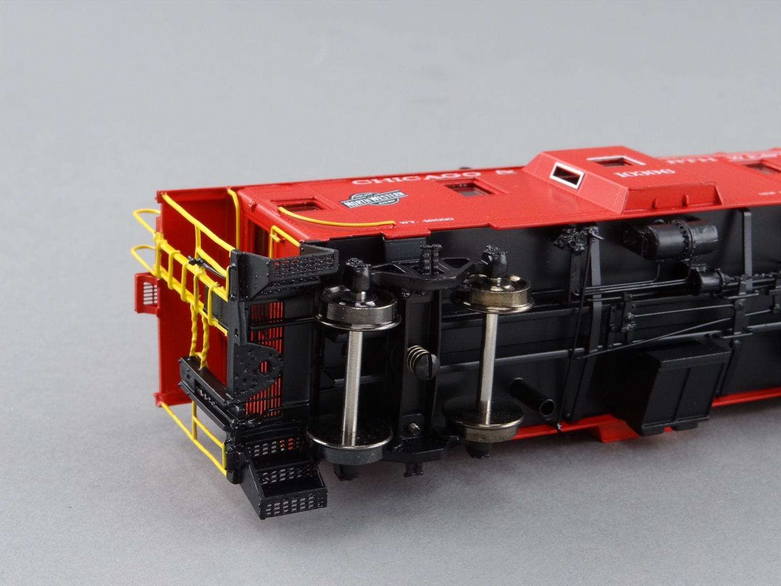 HO Brass Model Train - OMI 3701.1 Overland C&NW Steel Bay Window ...