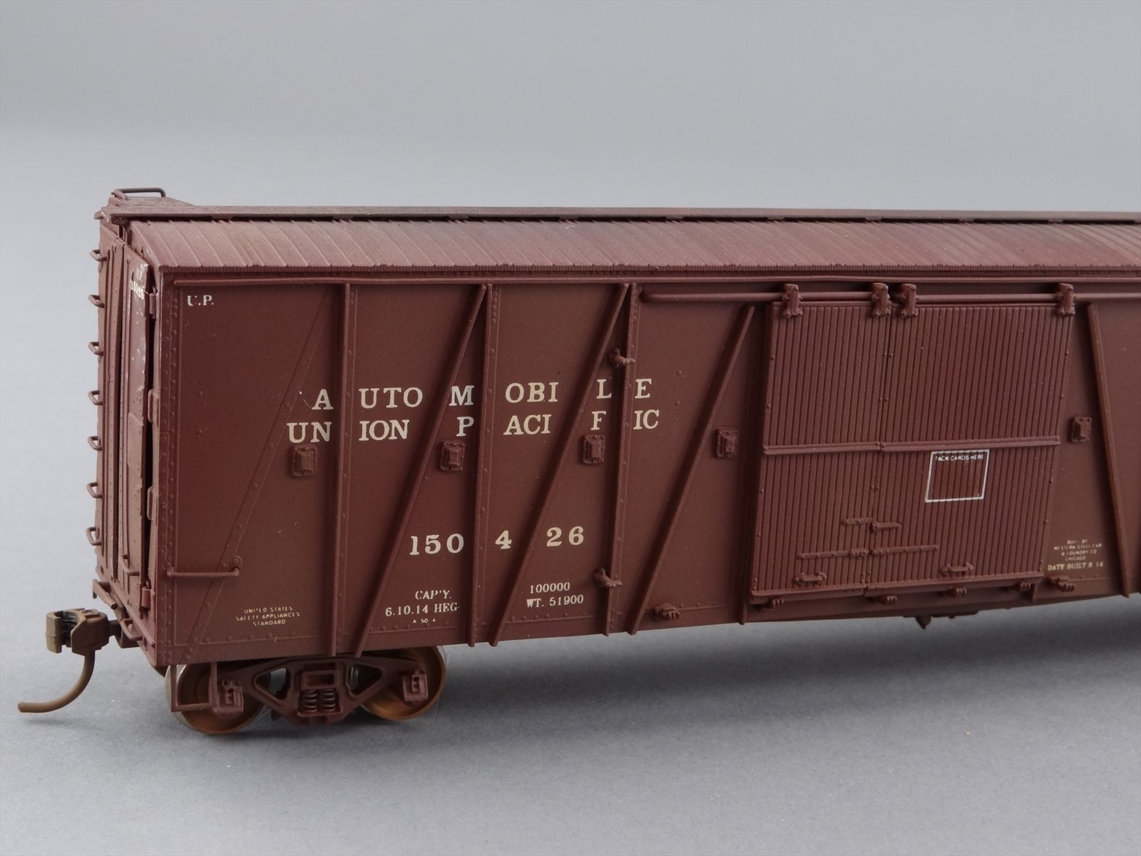 HO Brass OMI 3012 Overland UP Union Pacific A-50-4 50' Auto Box Car ...