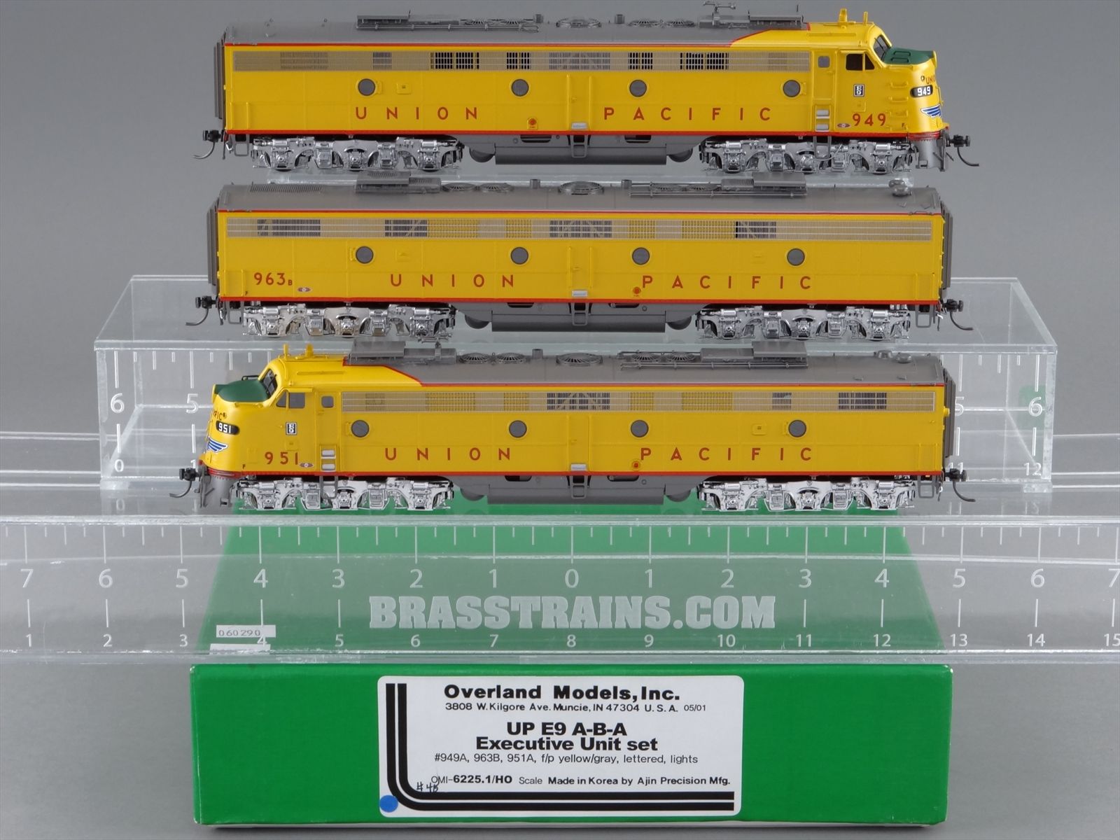 HO Brass Model Train - OMI #6225.1 Overland UP Union Pacific ABA E9 ...