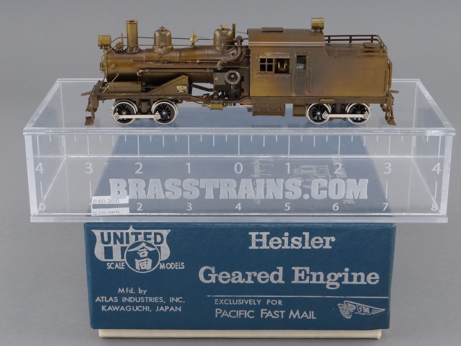 HO Brass Model Train - PFM United 2-Truck Logging Heisler Geared Engine ...
