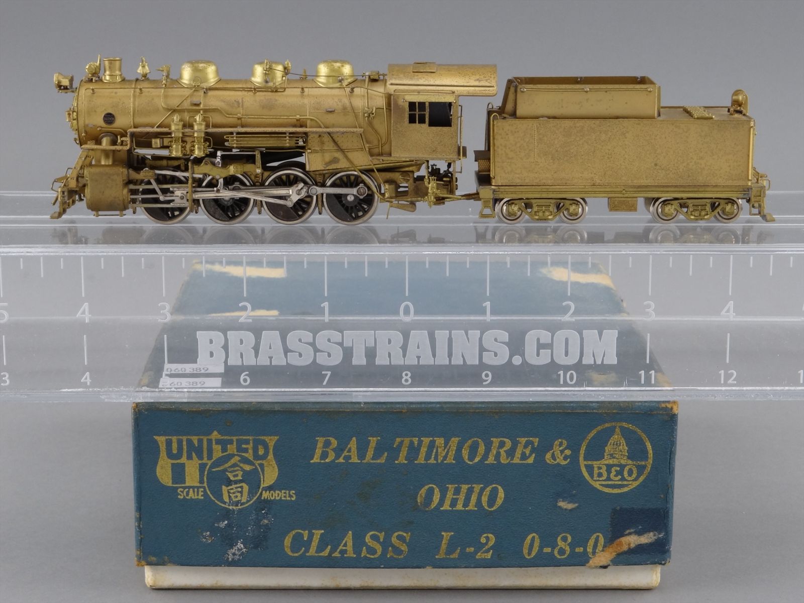 HO Brass Model Train - PFM Pacific Fast Mail B&O Baltimore & Ohio L-2 0 ...