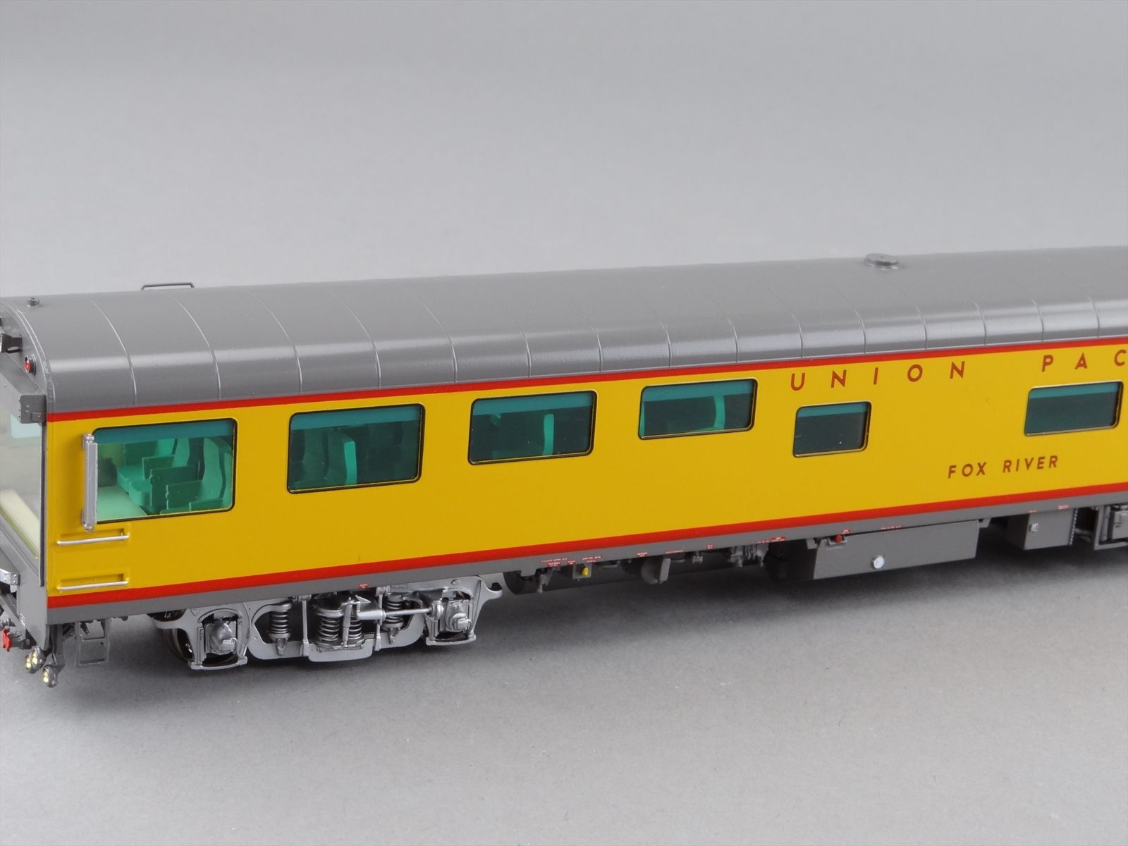 HO Brass Model Train - OMI 3461.1 UP Union Pacific Track Inspection Car ...
