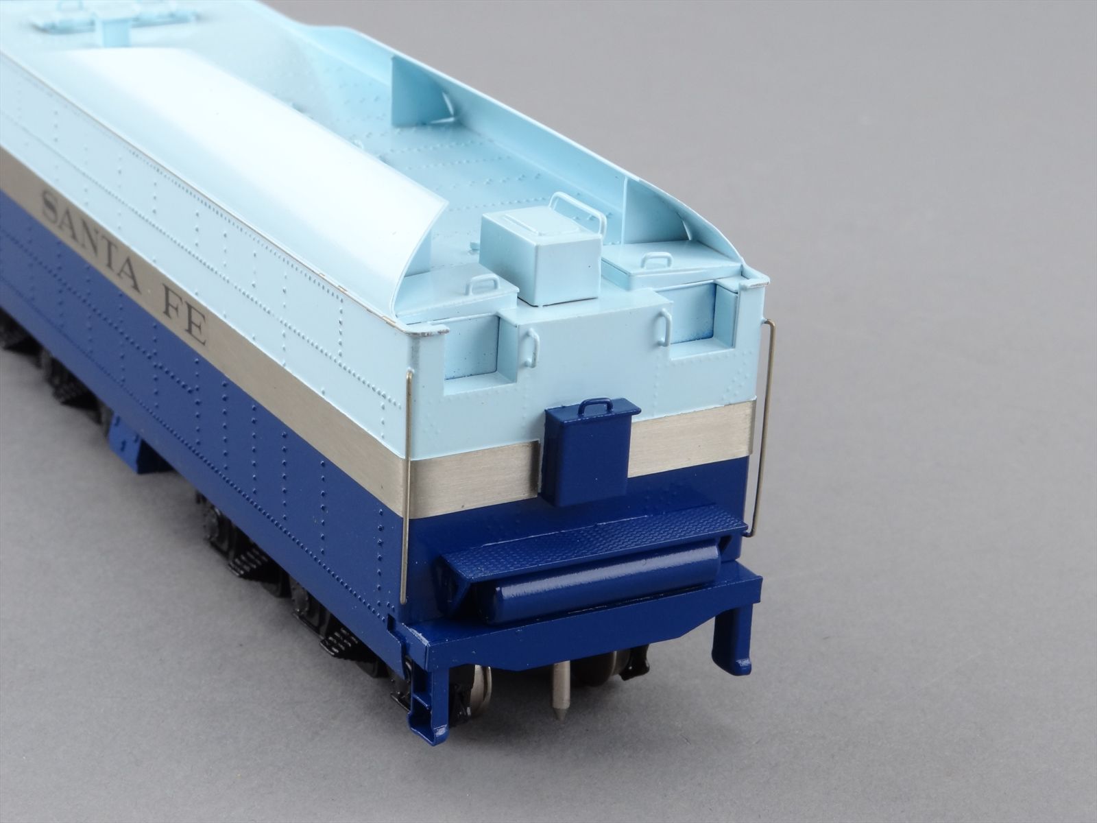 HO Brass PFM CROWN Tenshodo ATSF Santa Fe Blue Goose 4-6-4 #3460 - 1974 Run