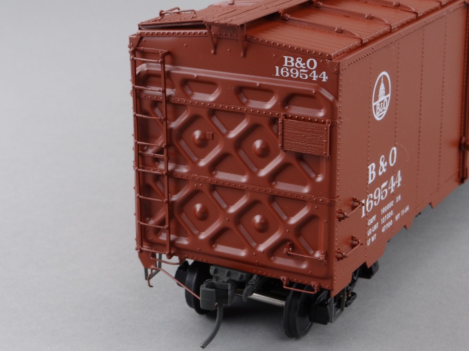 O 2-Rail Brass RY Models 2605113 Rich Yoder B&O 1937 AAR 40' Box Car w ...