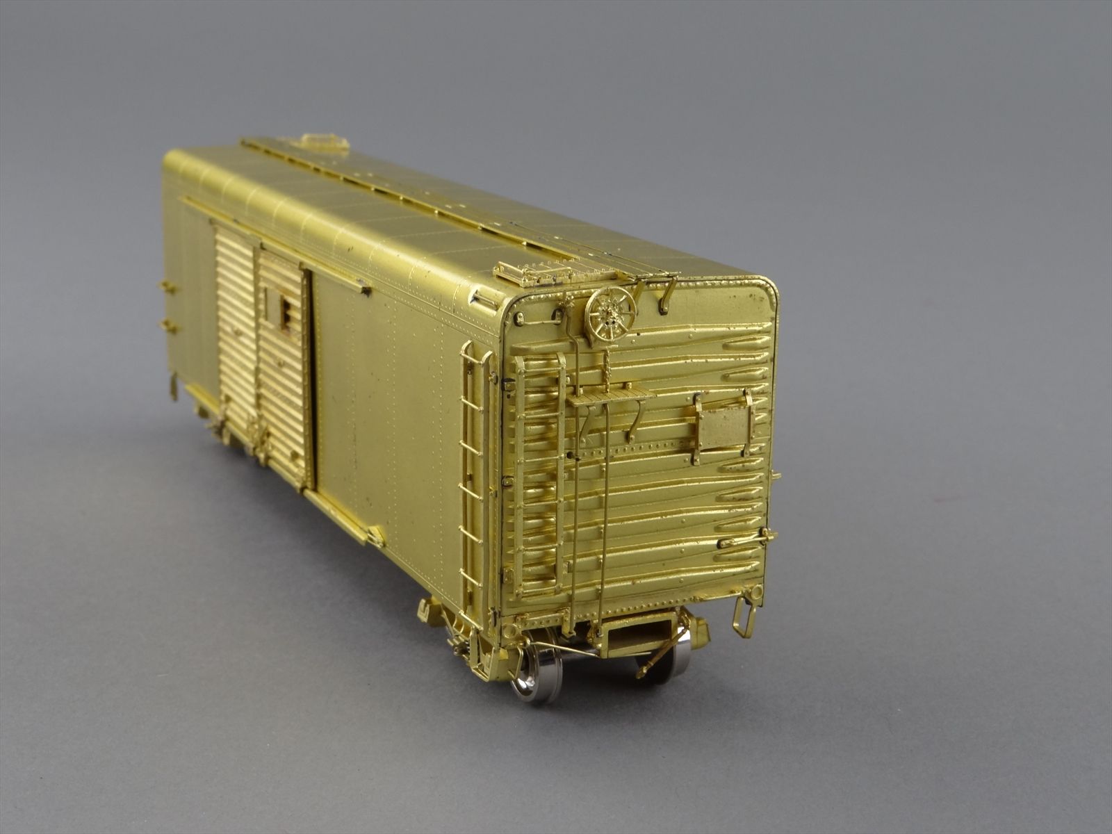 HO Brass W&R 40' Round Roof Automobile Boxcar - PRR N&W DT&I NP