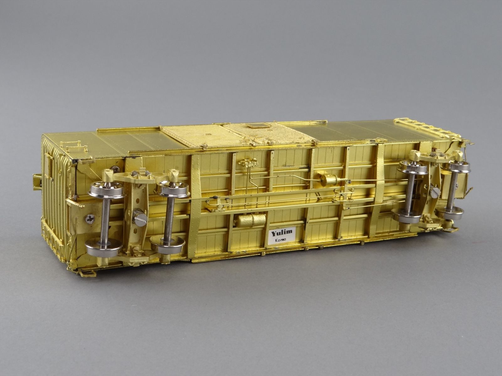 HO Brass W&R 40' Round Roof Automobile Boxcar - PRR N&W DT&I NP