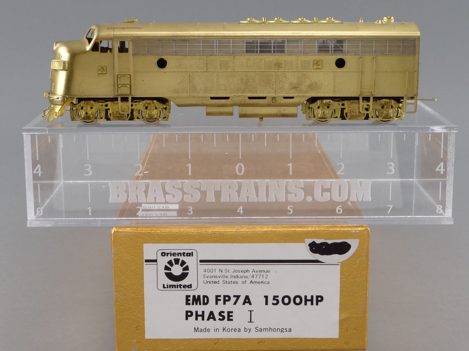 HO Brass Oriental Limited EMD FP7A 1500HP Diesel - Phase 1