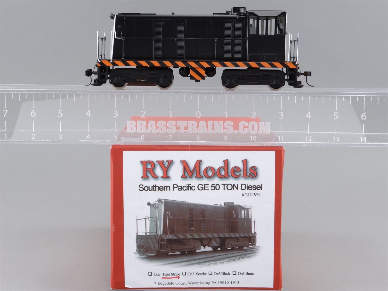 On3 Brass Model Train - RY Rich Yoder SP Southern Pacific GE 50-Ton ...