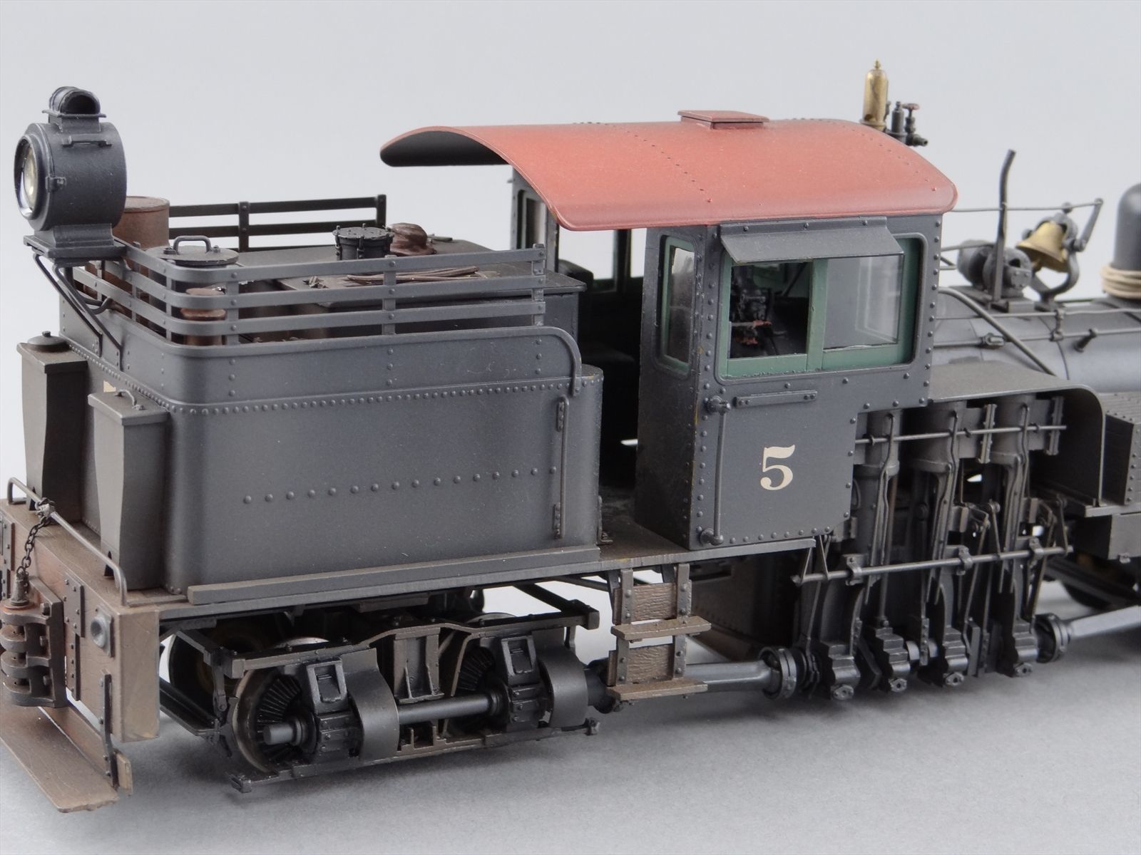 On3 Brass Model Train - OMI 0121 Overland Mich Cal 26-Ton Shay #5 ...