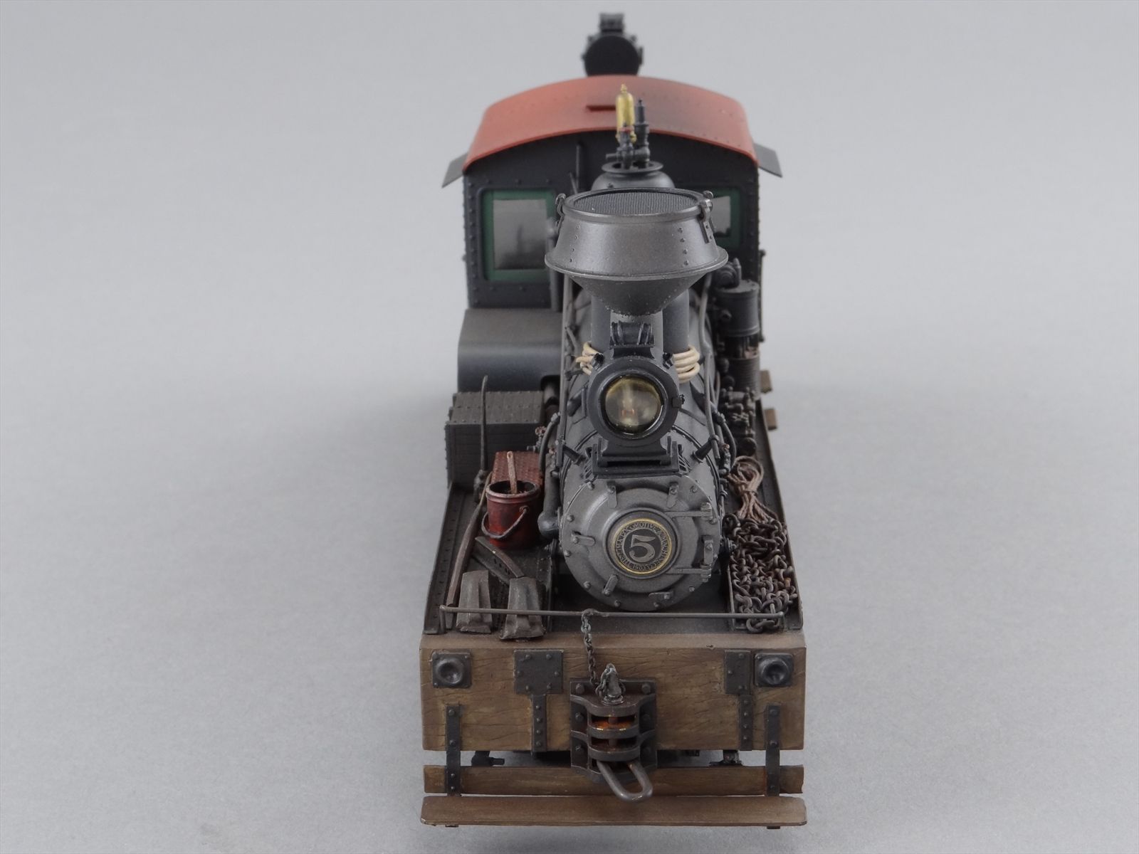 On3 Brass Model Train - OMI 0121 Overland Mich Cal 26-Ton Shay #5 ...