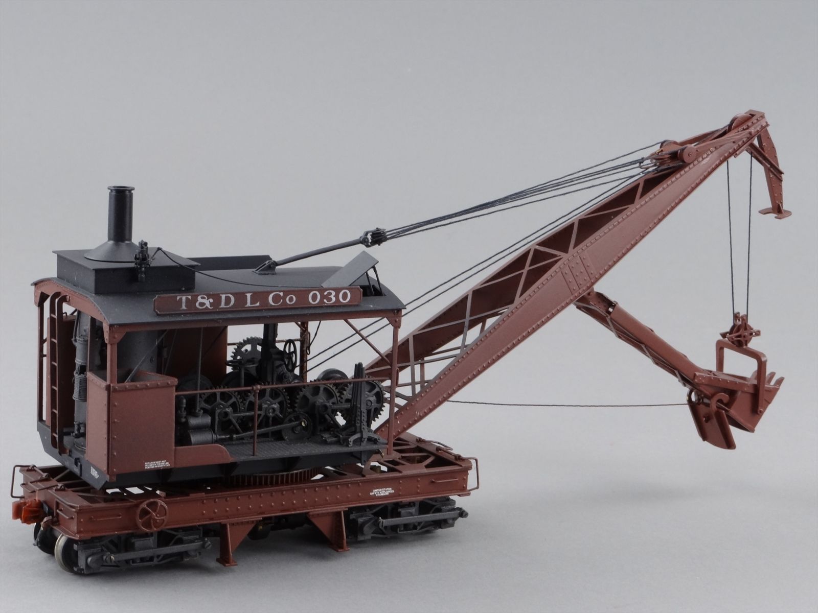 On3 Scale Brass OMI 0024 Overland T&DL Co. American Ditcher #030 - Custom