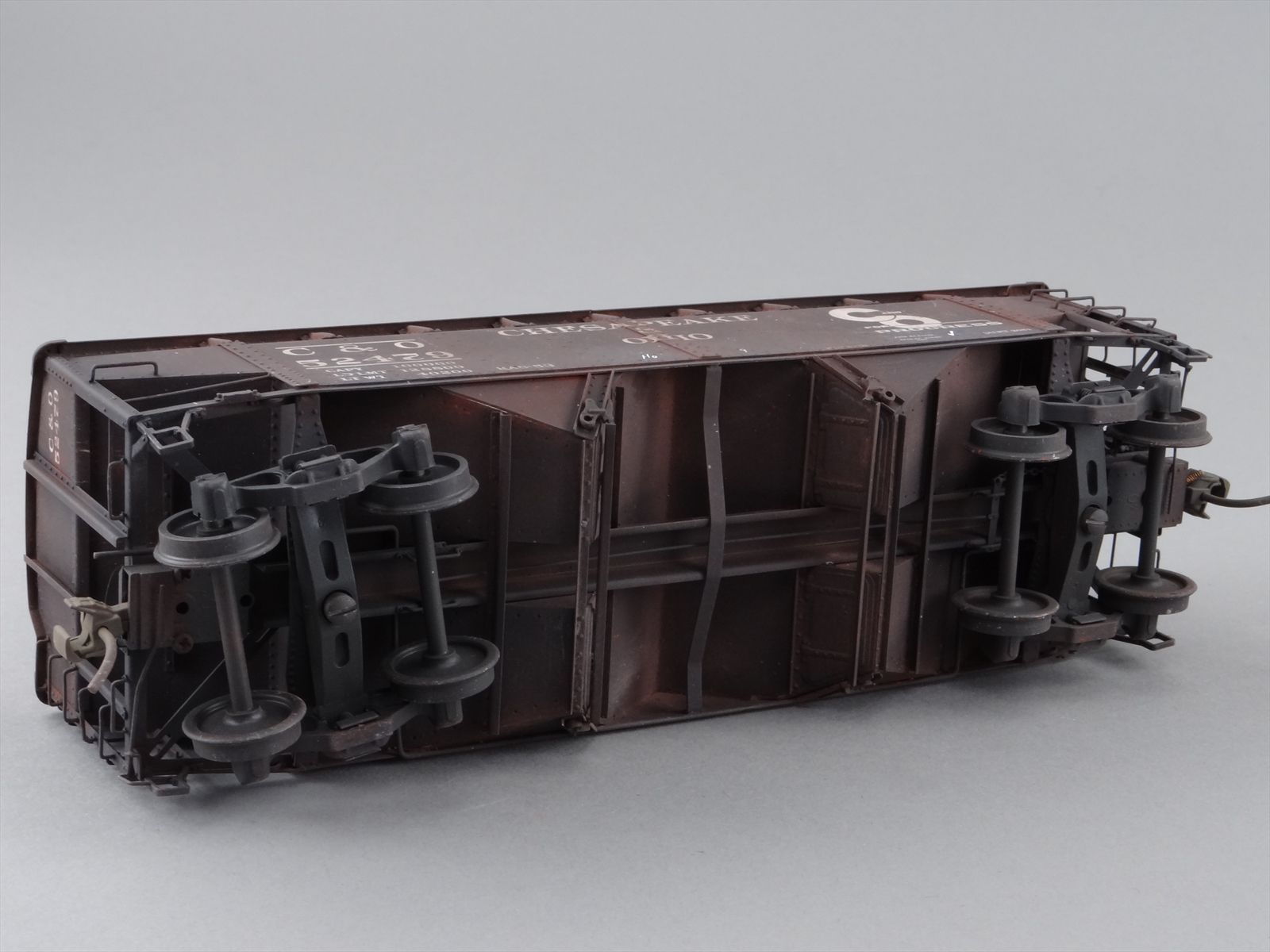 O 2-Rail Brass RYM Rich Yoder Models C&O Chesapeake & Ohio 50-Ton Twin ...