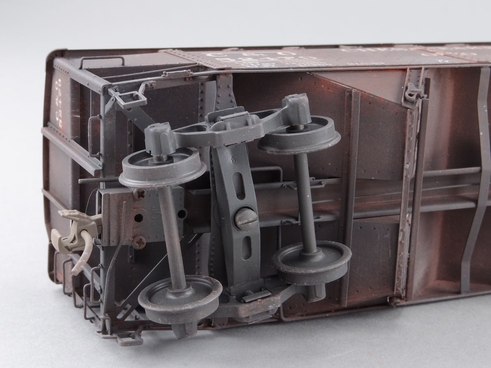 O 2-Rail Brass RYM Rich Yoder Models C&O Chesapeake & Ohio 50-Ton Twin ...