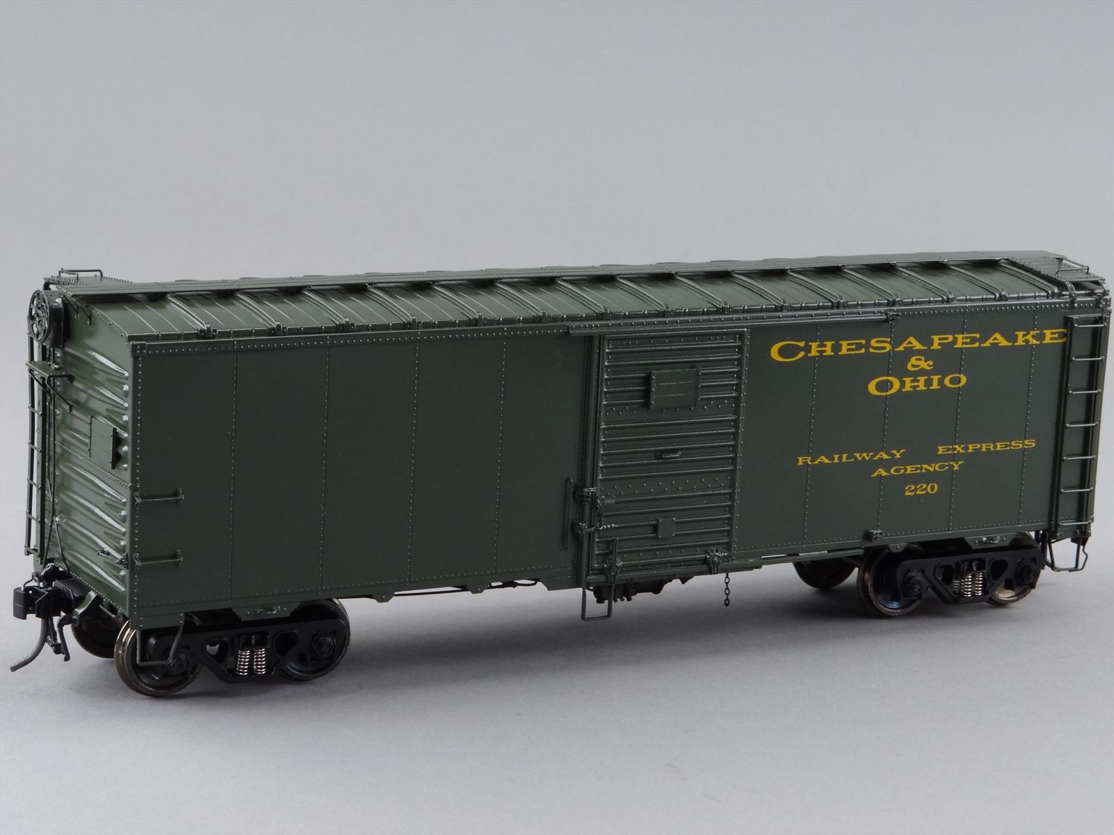 O Scale Brass Pacific Limited PL-5050 C&O Chesapeake & Ohio REA Box Car ...