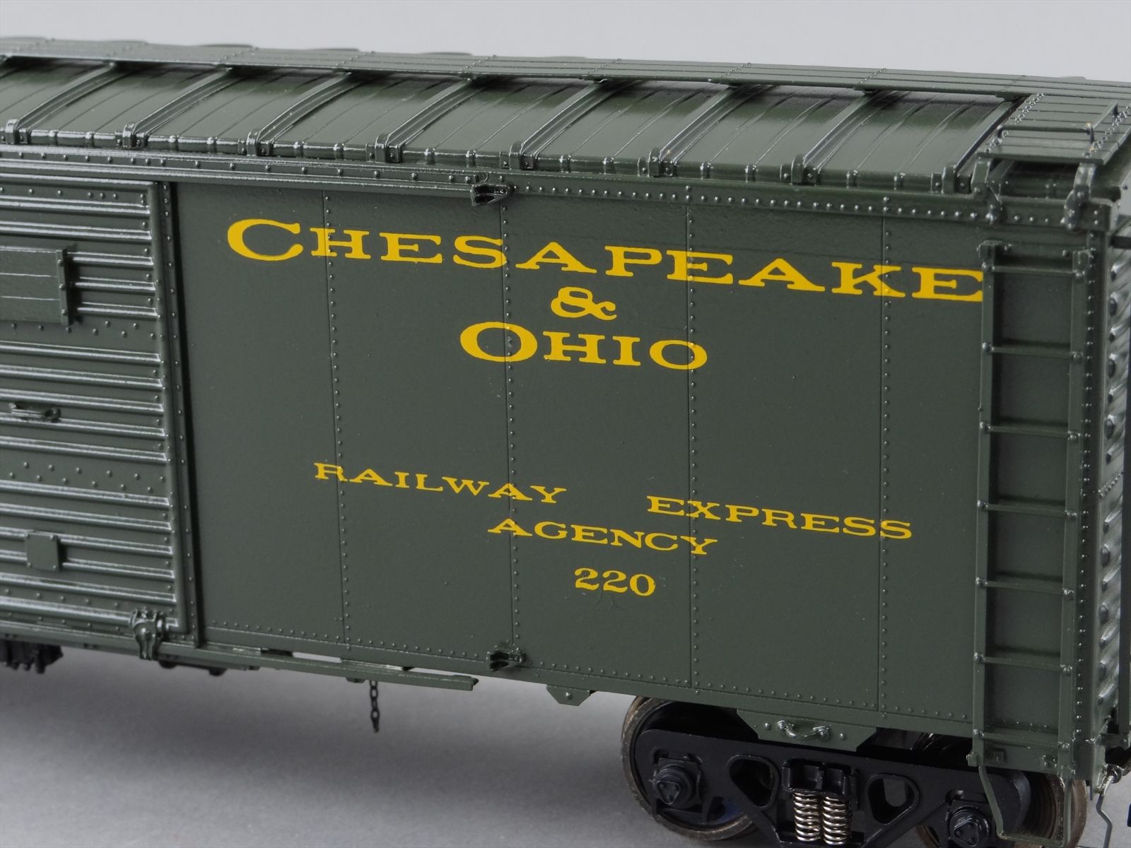 O Scale Brass Pacific Limited PL-5050 C&O Chesapeake & Ohio REA Box Car ...
