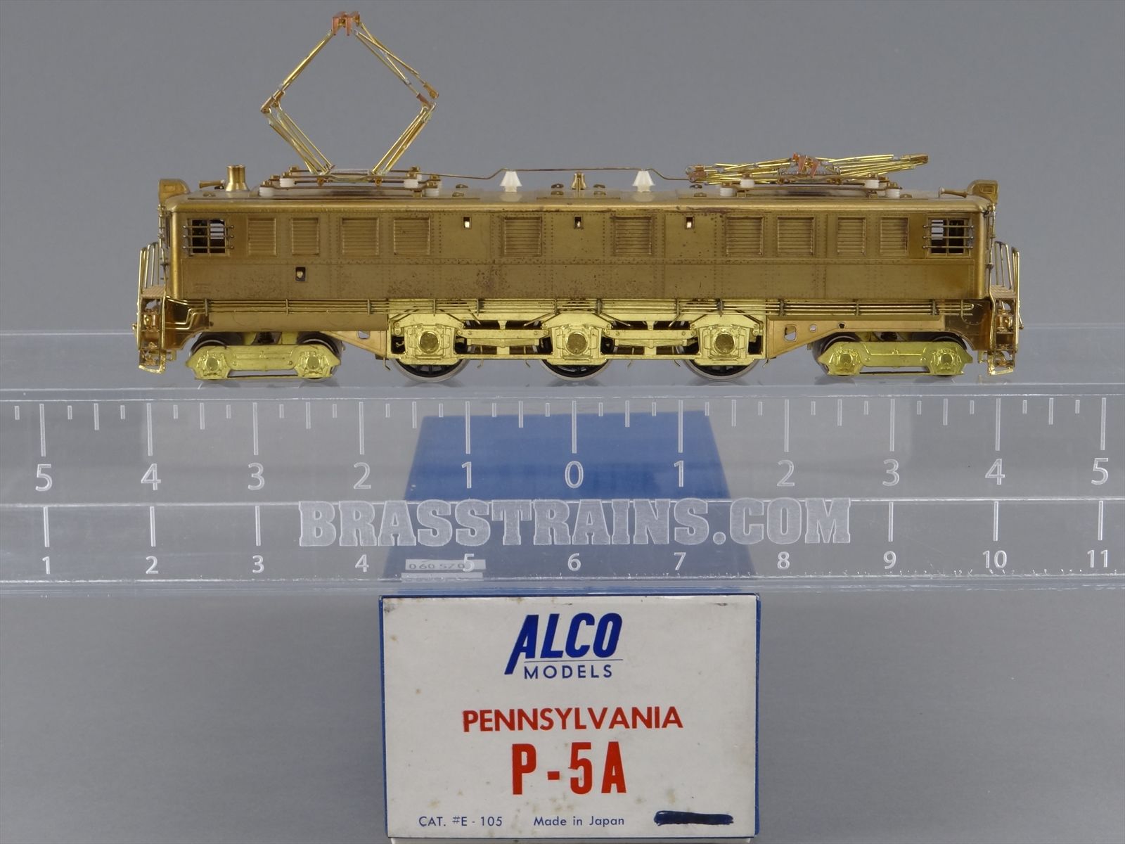 HO Brass ALCO Models E-105 PRR Pennsylvania P-5A Electric - Kumata
