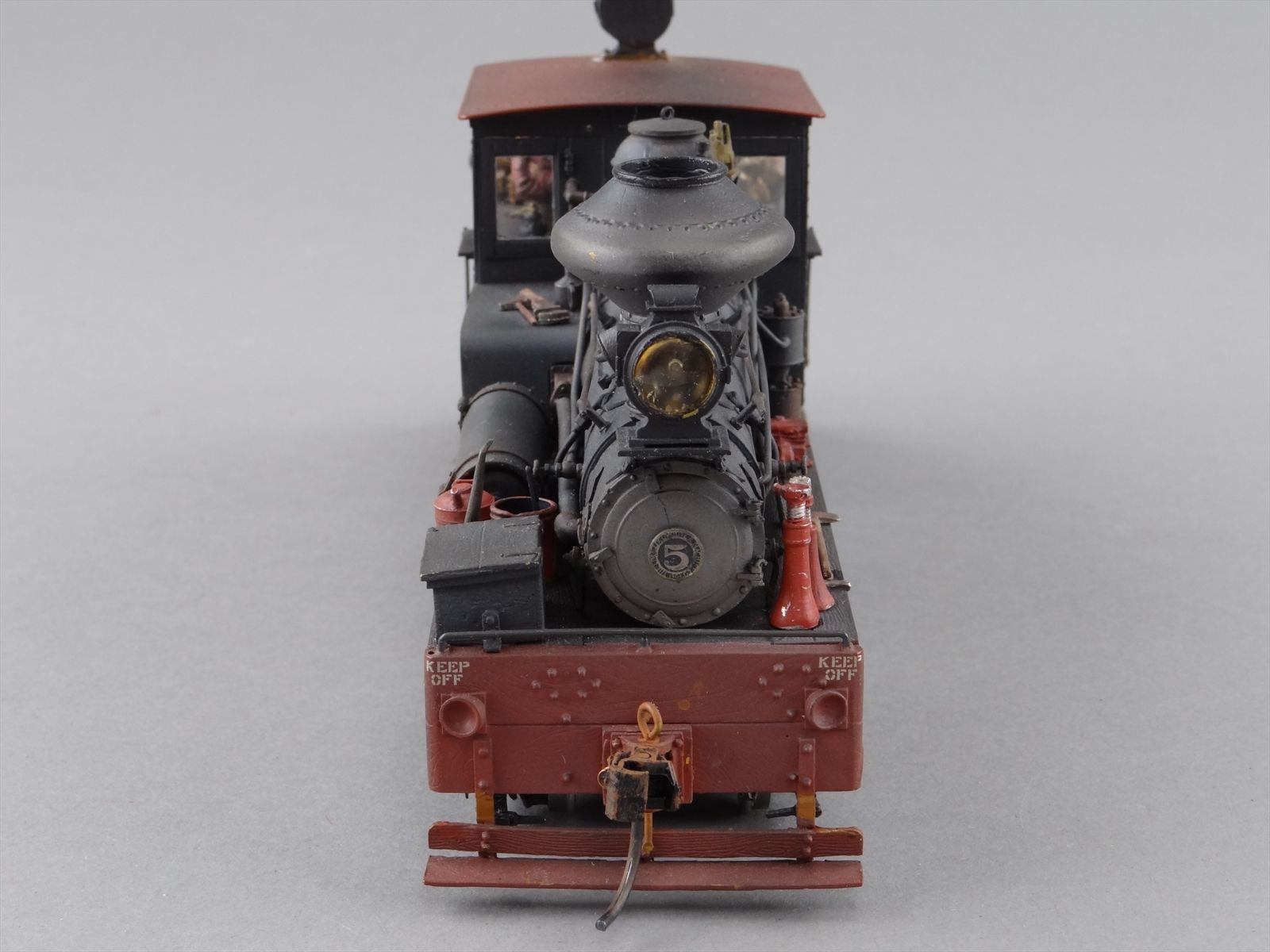 On3 Brass Model Train - OMI Overland Gilpin Shay #5 - Custom Weathered ...
