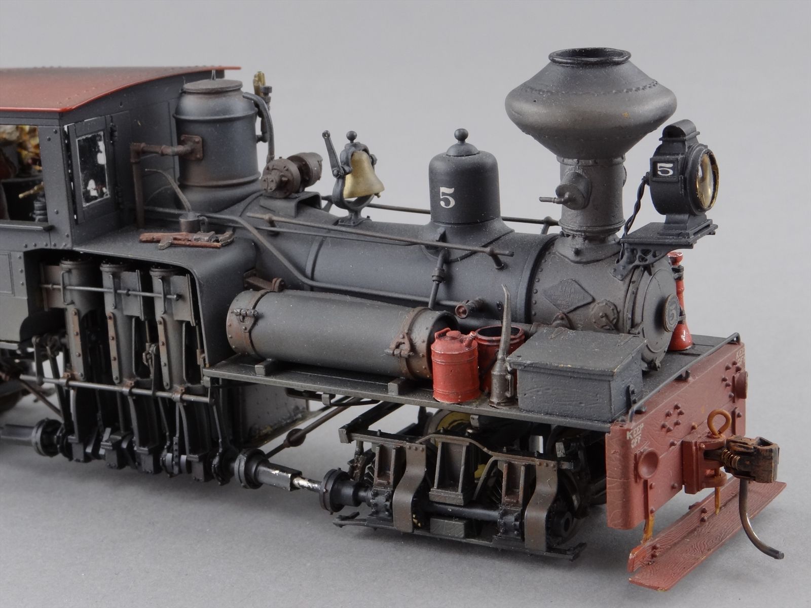 On3 Brass Model Train - OMI Overland Gilpin Shay #5 - Custom Weathered ...
