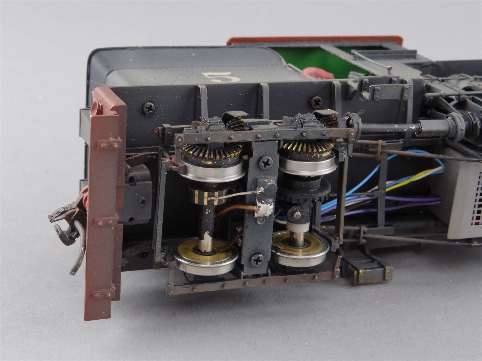 On3 Brass Model Train - OMI Overland Gilpin Shay #5 - Custom Weathered ...