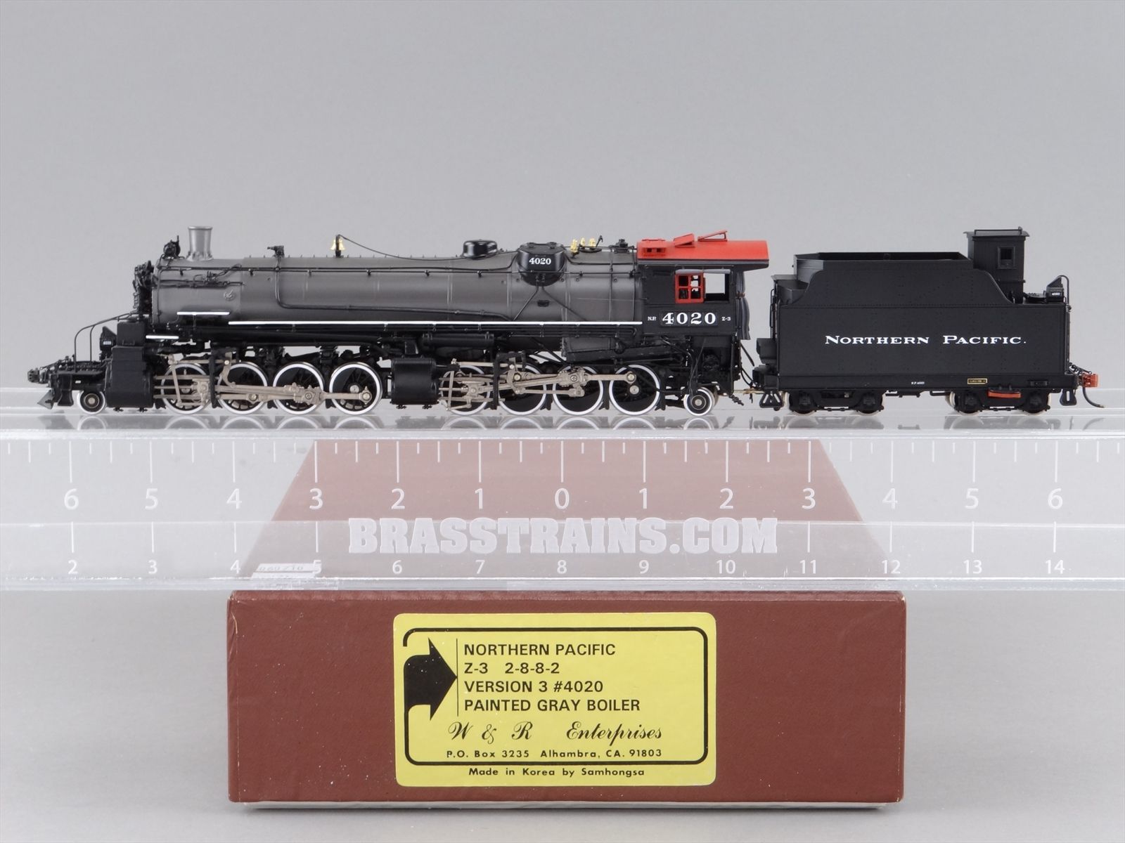HO Brass Model Train - W&R NP Northern Pacific Z-3 2-8-8-2 Vers 3 #4020 ...