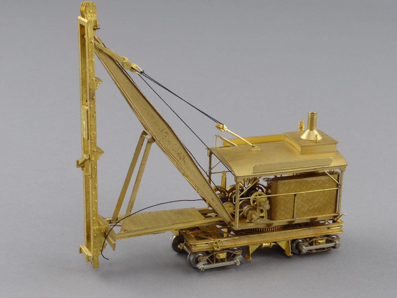 HO / HOn3 Brass Model Train - OMI 1320 Overland A. H. Ditcher w/ Pile ...
