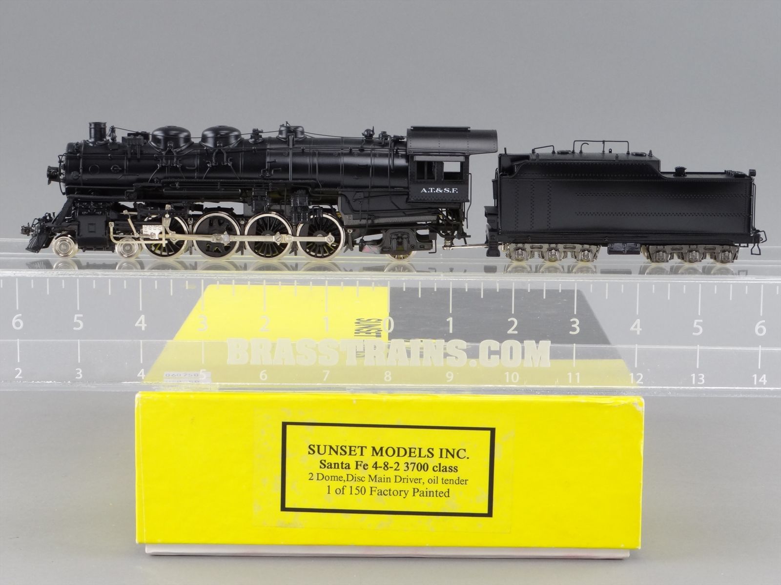 HO Brass Model Train - Sunset Models ATSF Santa Fe 4-8-2 3700 Class - 2 ...