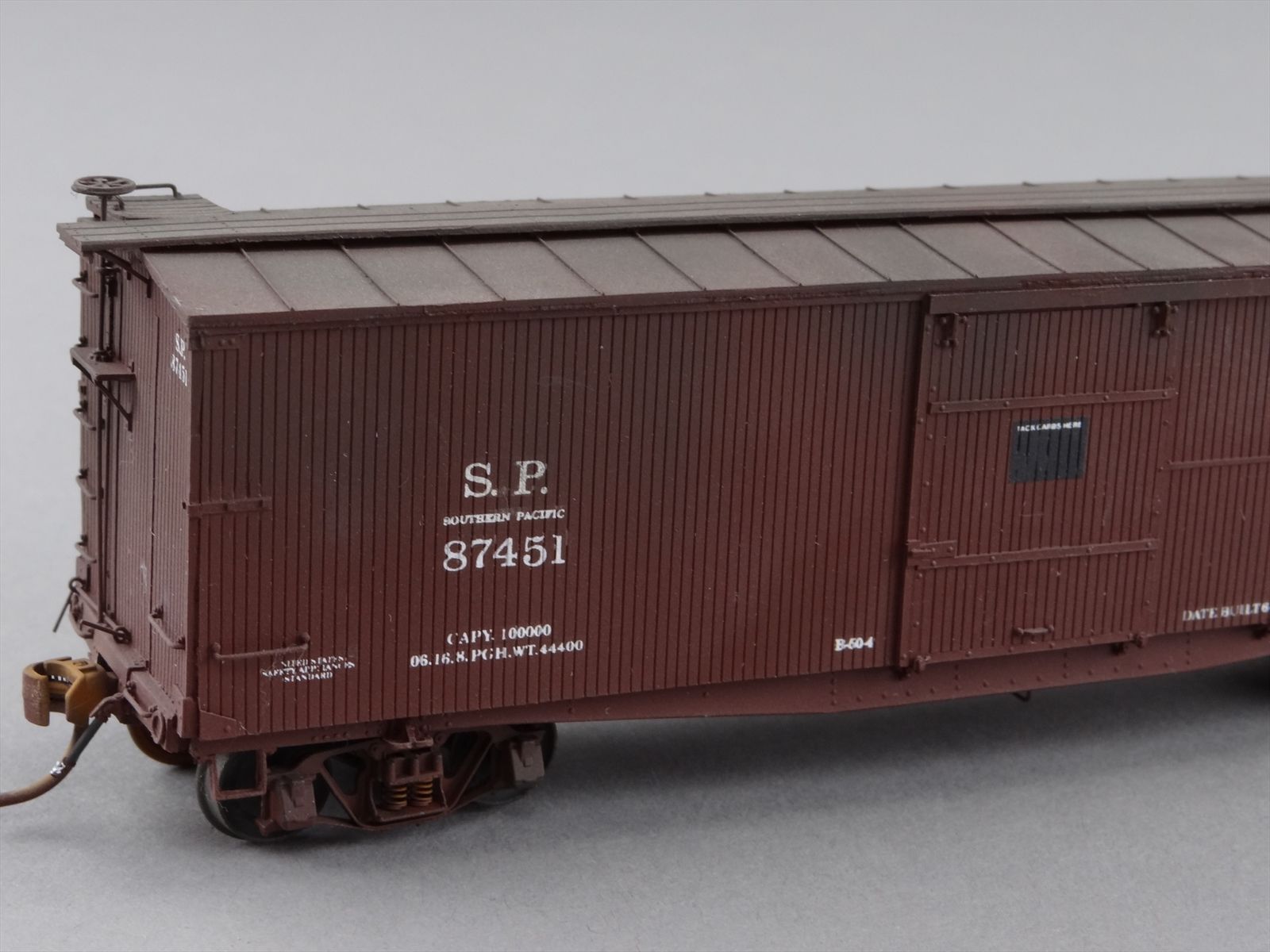 HO Westerfield 1711 Pro Built Kit - SP Southern Pacific B-50-4 Box Car #87451 - Custom