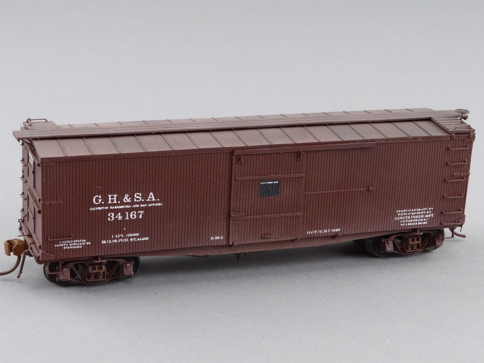 HO Westerfield 1711 Pro Built Kit - SP / GH&SA Galveston Harrisburg & San Antonio B-50-4 Box Car ...