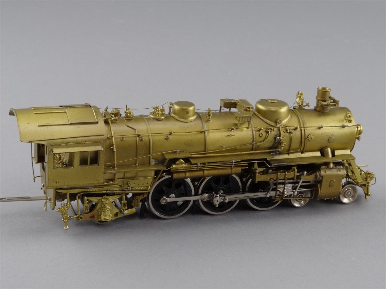 HO Brass Key Imports ATSF Santa Fe 4-6-2 Pacific 3400 w/ Box Pok Drivers
