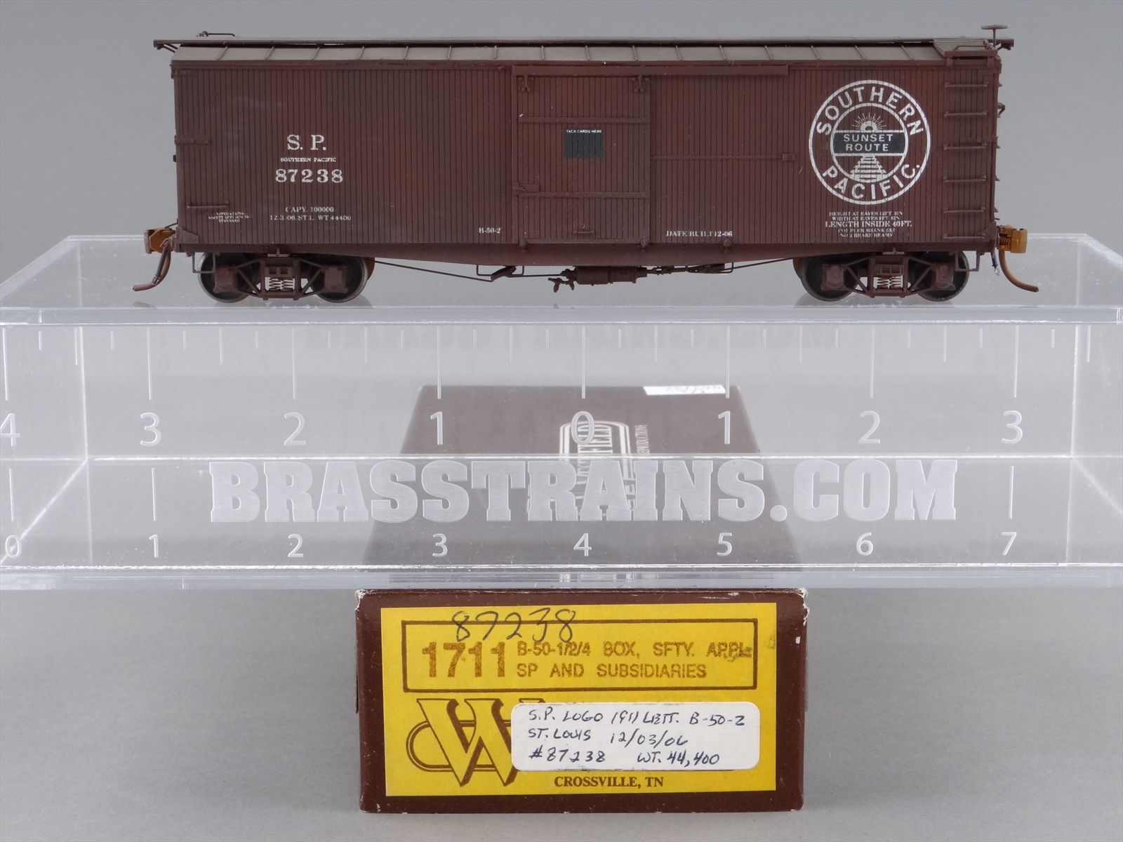 HO Westerfield 1711 Pro Built Kit - SP Southern Pacific B-50-2 Box Car #87238 - Custom