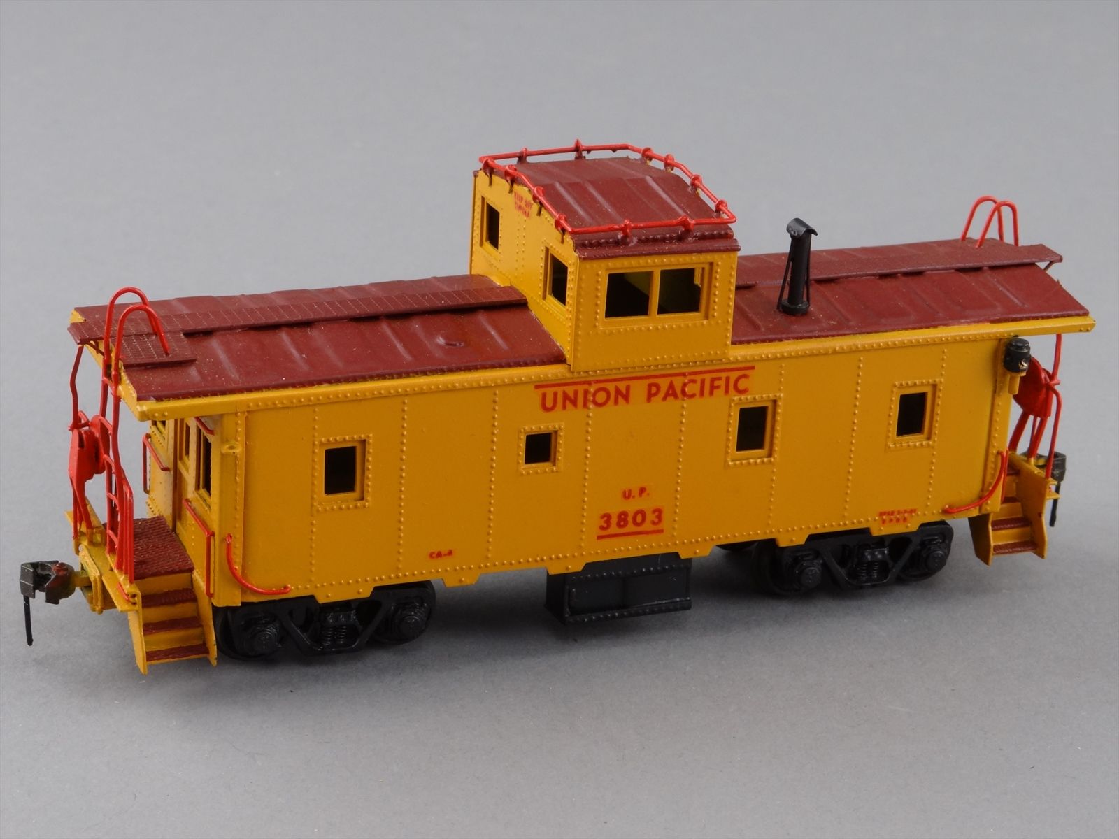 HO Brass MG Max Gray / Metric Models UP Union Pacific Steel Caboose ...