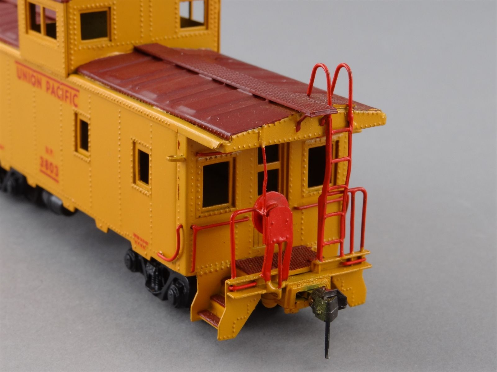 HO Brass MG Max Gray / Metric Models UP Union Pacific Steel Caboose ...