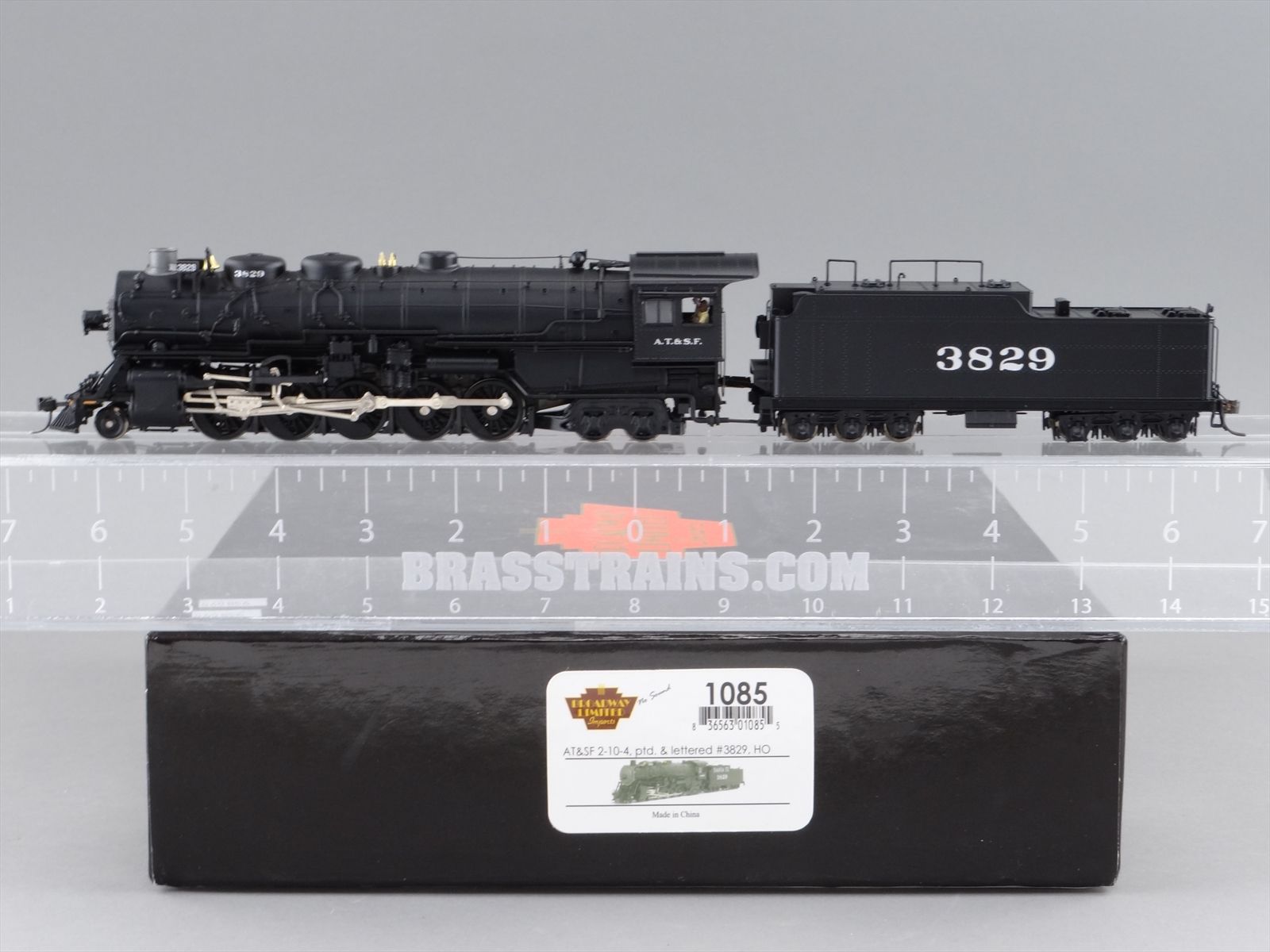HO BLI 1085 Broadway Limited Stealth Series ATSF 3800 Class 2-10-4 ...