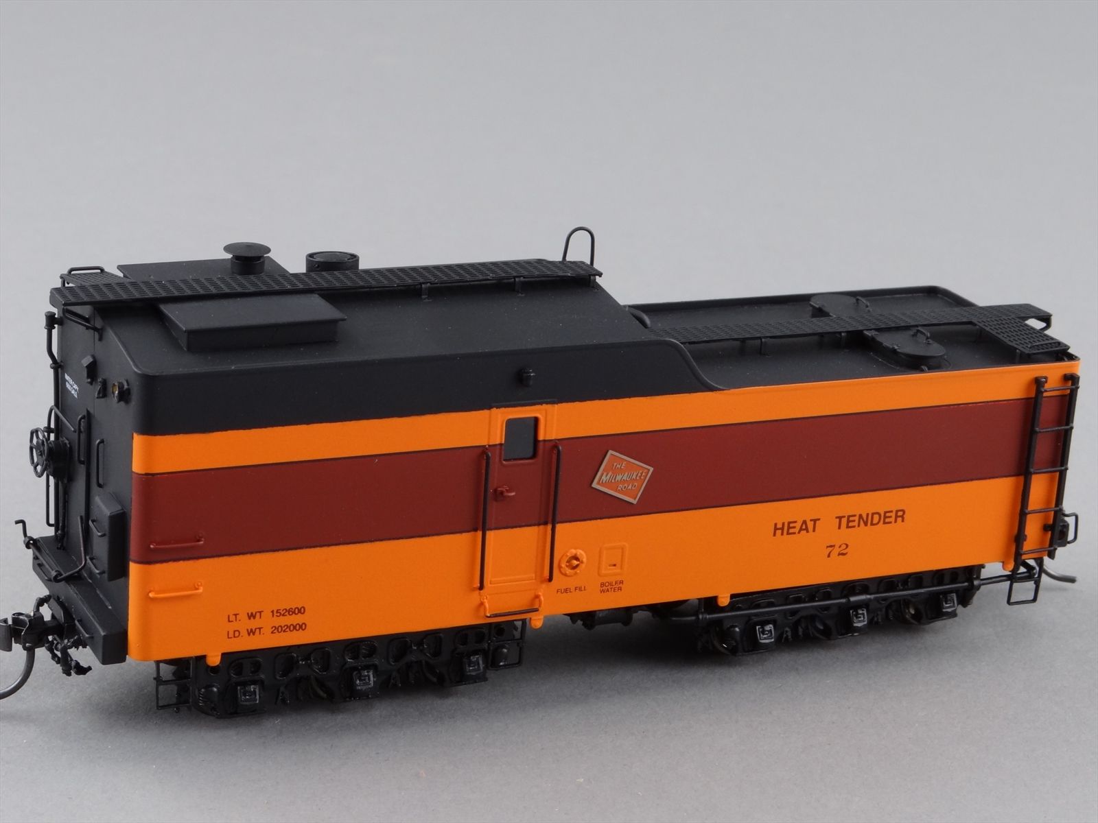 HO Brass OMI Overland Milwaukee Road Heat Tender #72 for use w/ Little ...