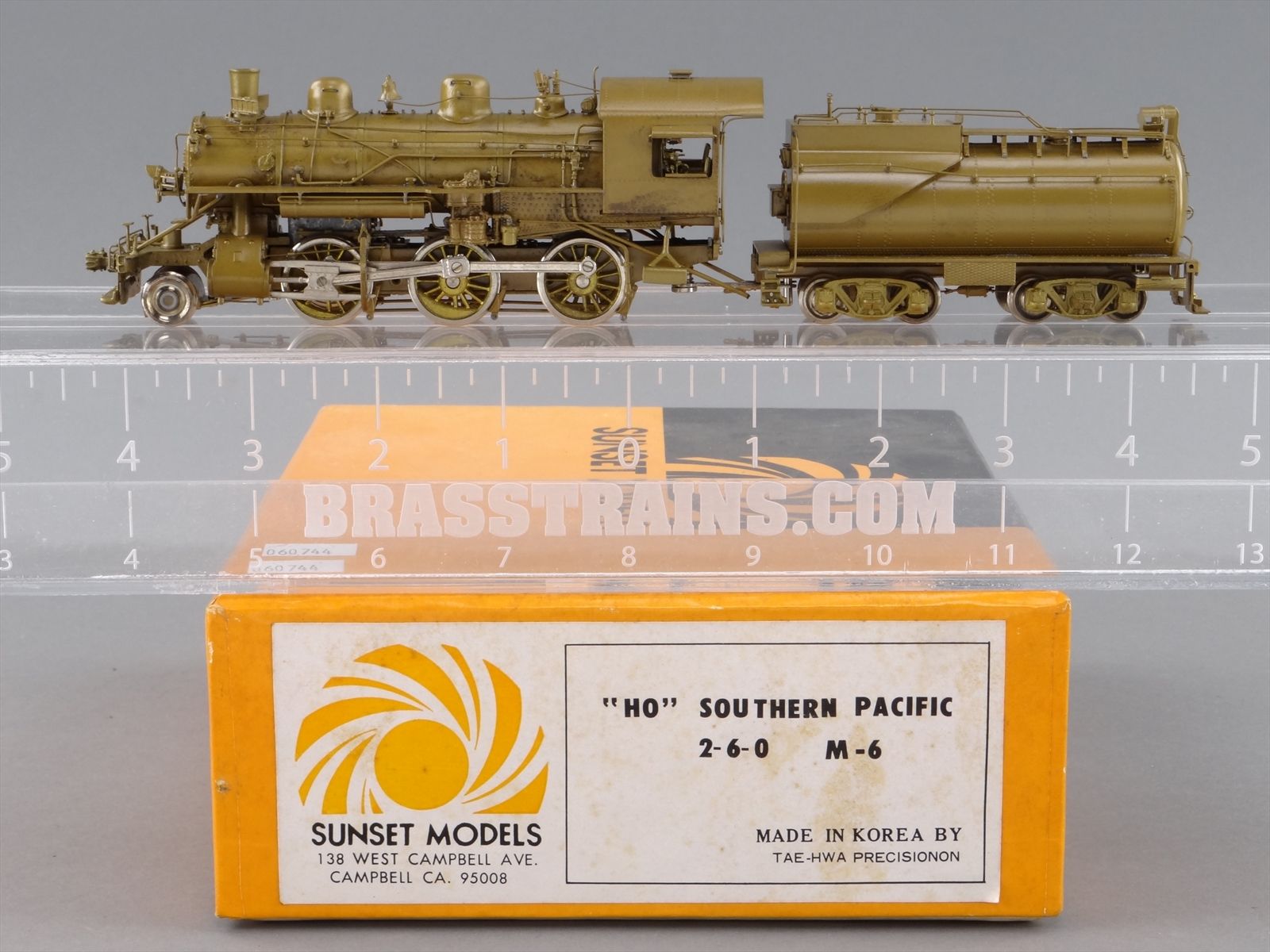 HO Brass Model Train - Sunset Models SP Southern Pacific 2-6-0 M-6 ...