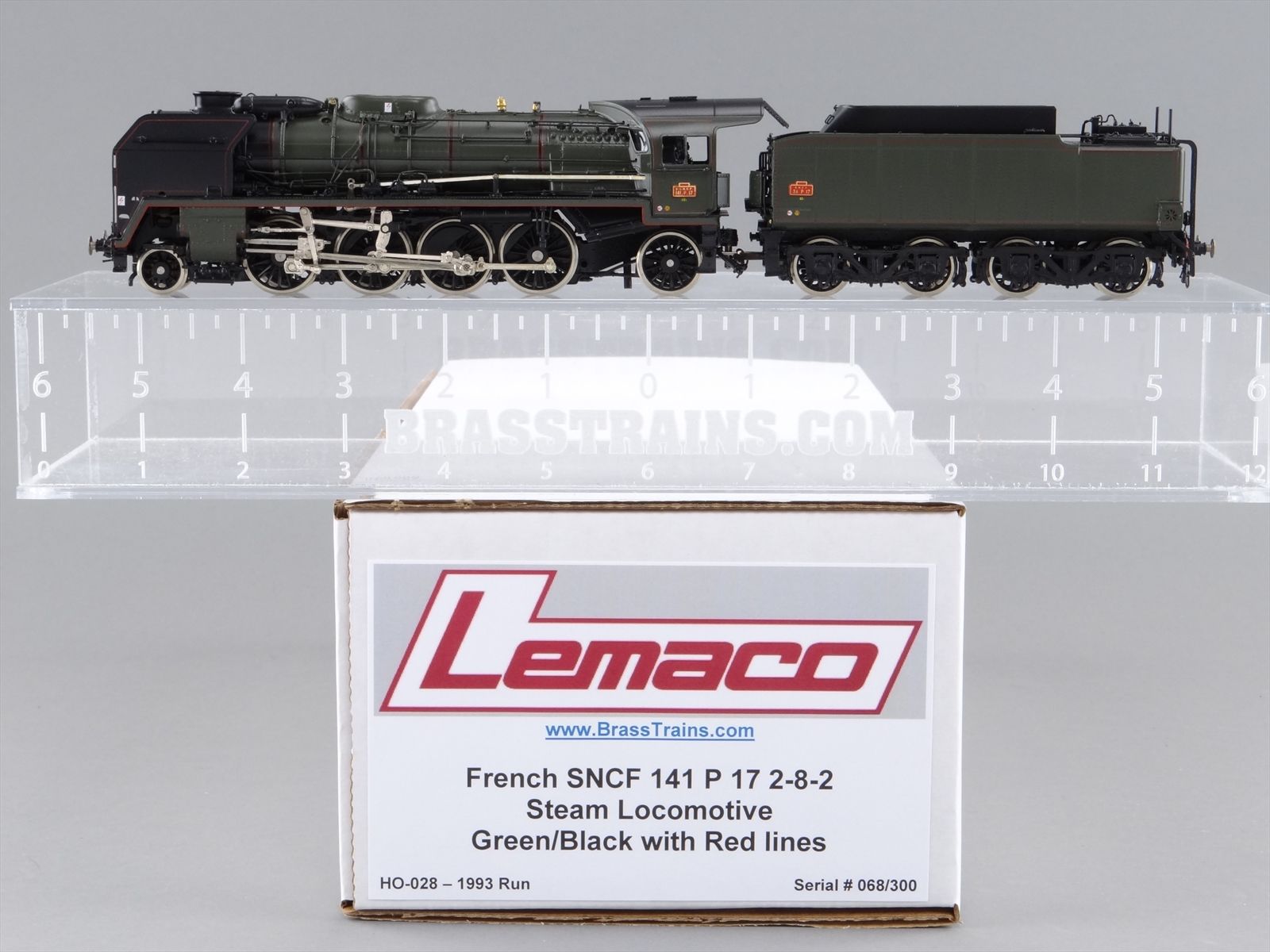 HO European Brass Train - Lemaco Presitige Models 028 French SNCF 141 P ...