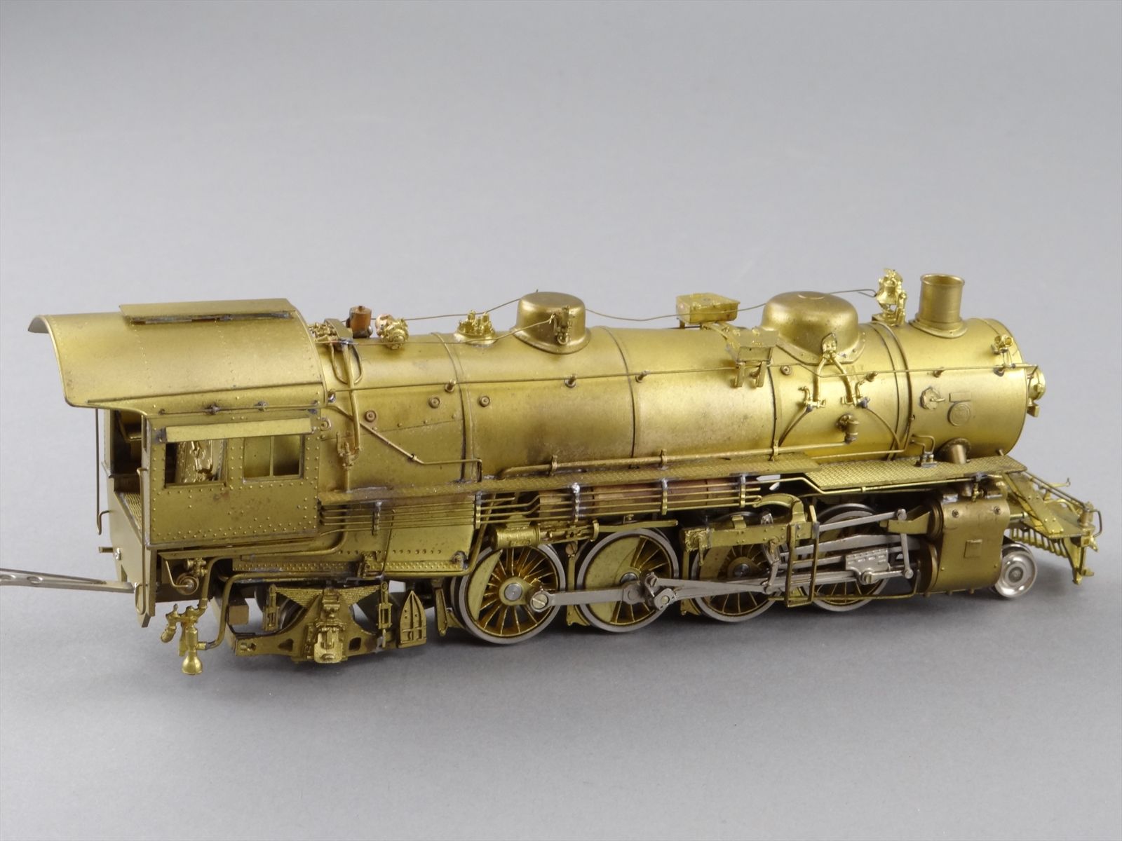 HO Brass Sunset Models ATSF Santa Fe 2-8-2 #3160 Mikado - Unpainted