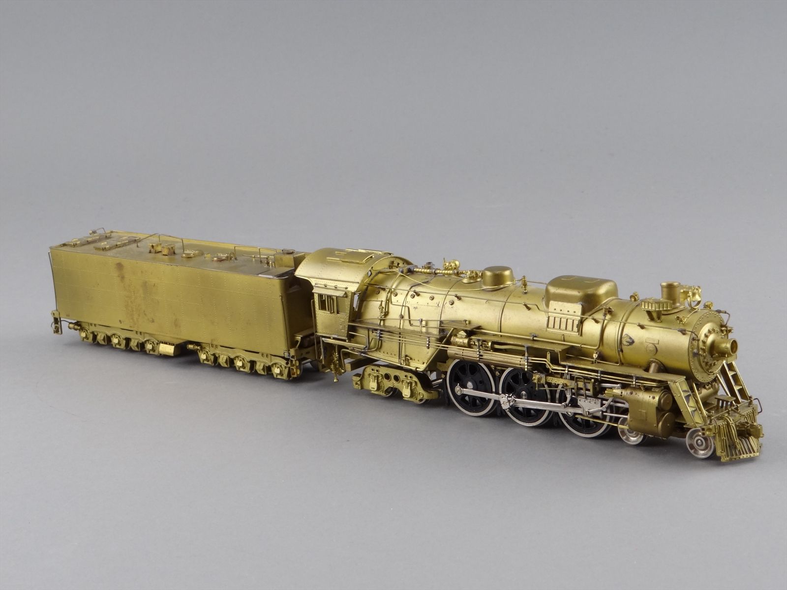 HO Brass Model Train - Key Imports ATSF Santa Fe 4-6-4 Hudson 3450 Most Mod