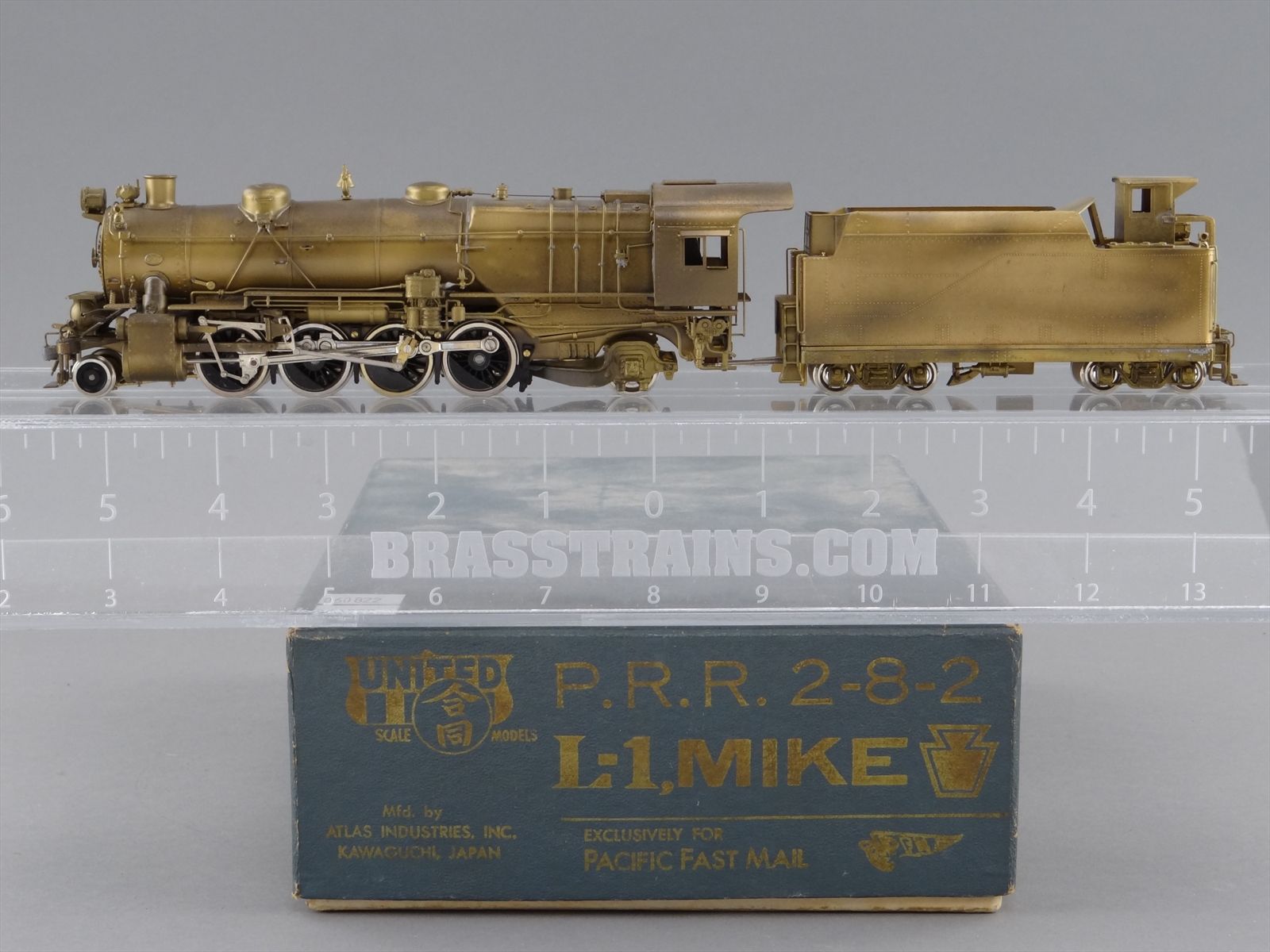 HO Brass Model Train - PFM United PRR Pennsylvania Railroad 2-8-2 L-1 ...