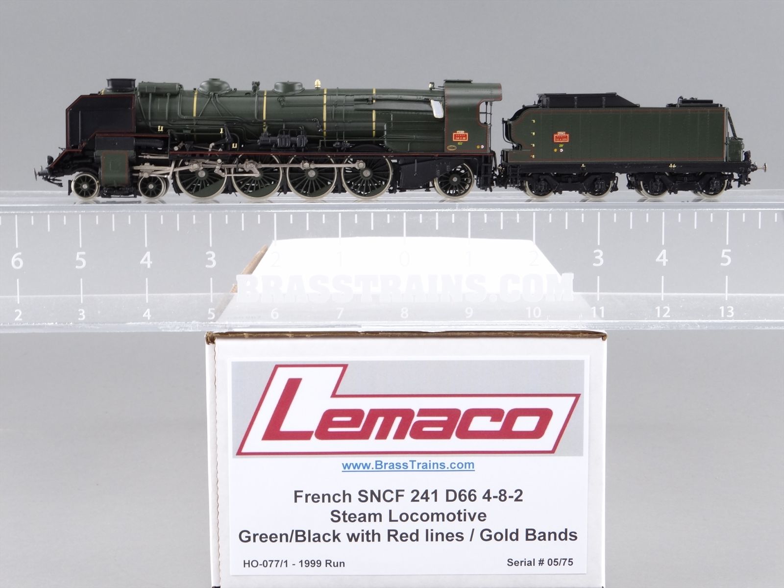 HO European Brass Train - Lemaco Presitige Models 077/1 French SNCF 241 ...